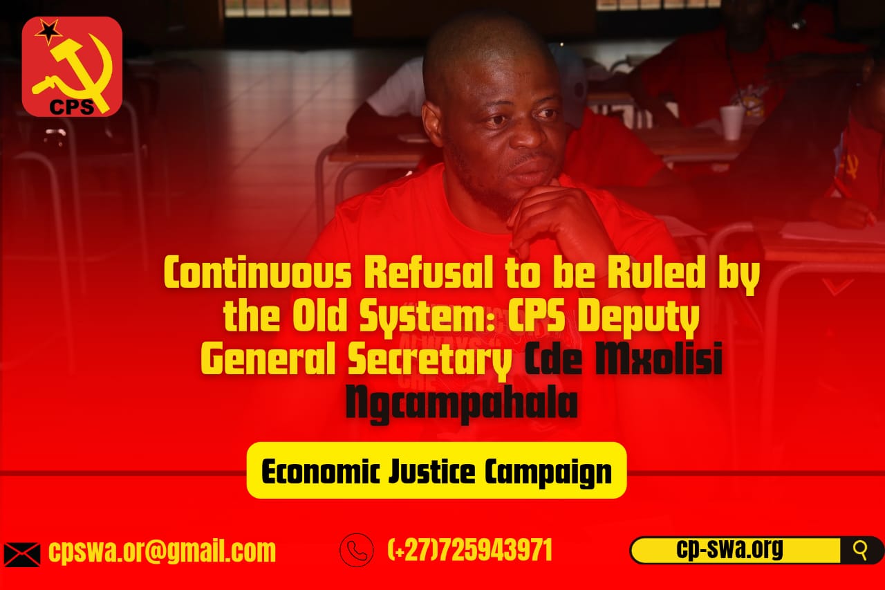 Continuous Refusal to be Ruled by the Old System: CPS Deputy General ...